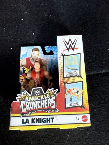 WWE Knuckle Crunchers LA Knight Action Figure Mattel Wrestling New | eBay