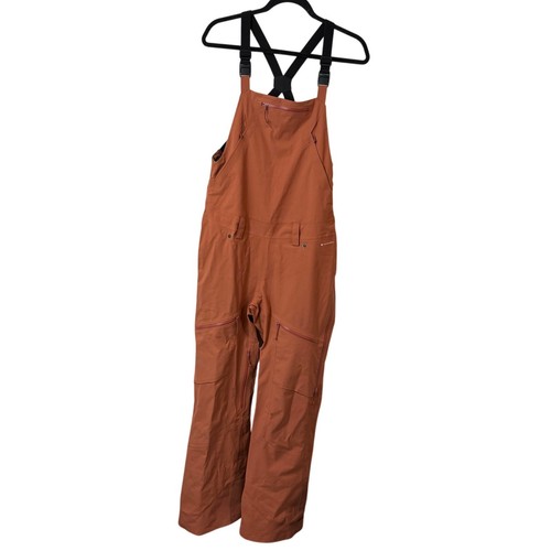 Flylow Women's Foxy Bib Ski Overalls Orange Medium Waterproof Mountain ...