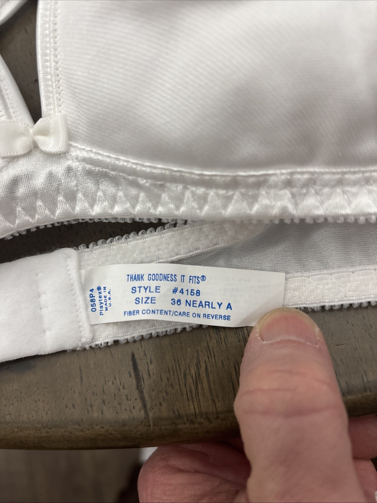 playtex thank goodness it fits bra vintage 1996 36 Nearly A Style 4158 ...