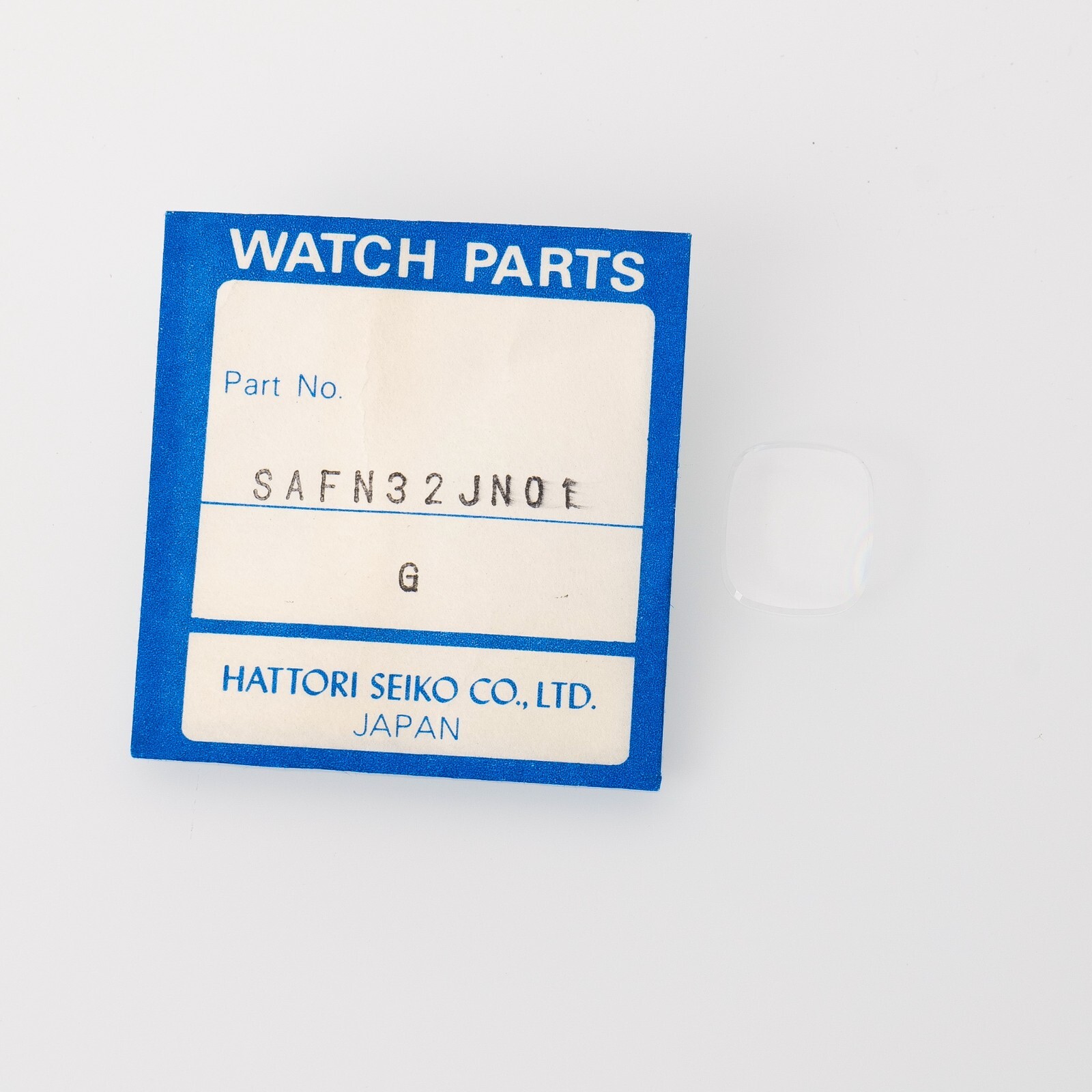NOS Seiko Watch Crystal Part SAFN32JN01 Replacement Brand New Old Stock ...