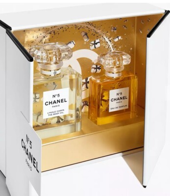 CHANEL No 5 Limited Edition Gift Set /Coffret - Perfume EDP & Body Oil ...