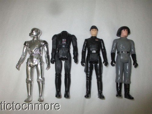 VINTAGE KENNER STAR WARS DEATH STAR COMMANDER IMPERIAL COM DROID ACTION ...