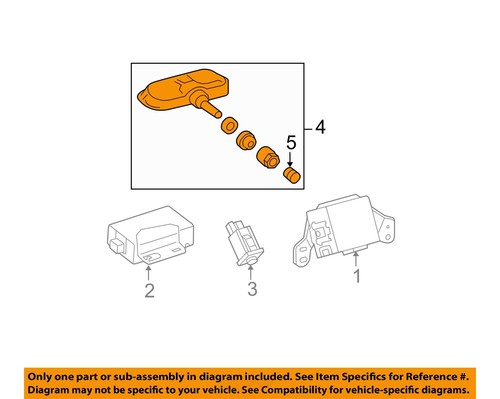 TOYOTA OEM 05-15 Avalon Tire Pressure Monitor Components-Tpms Sensor ...