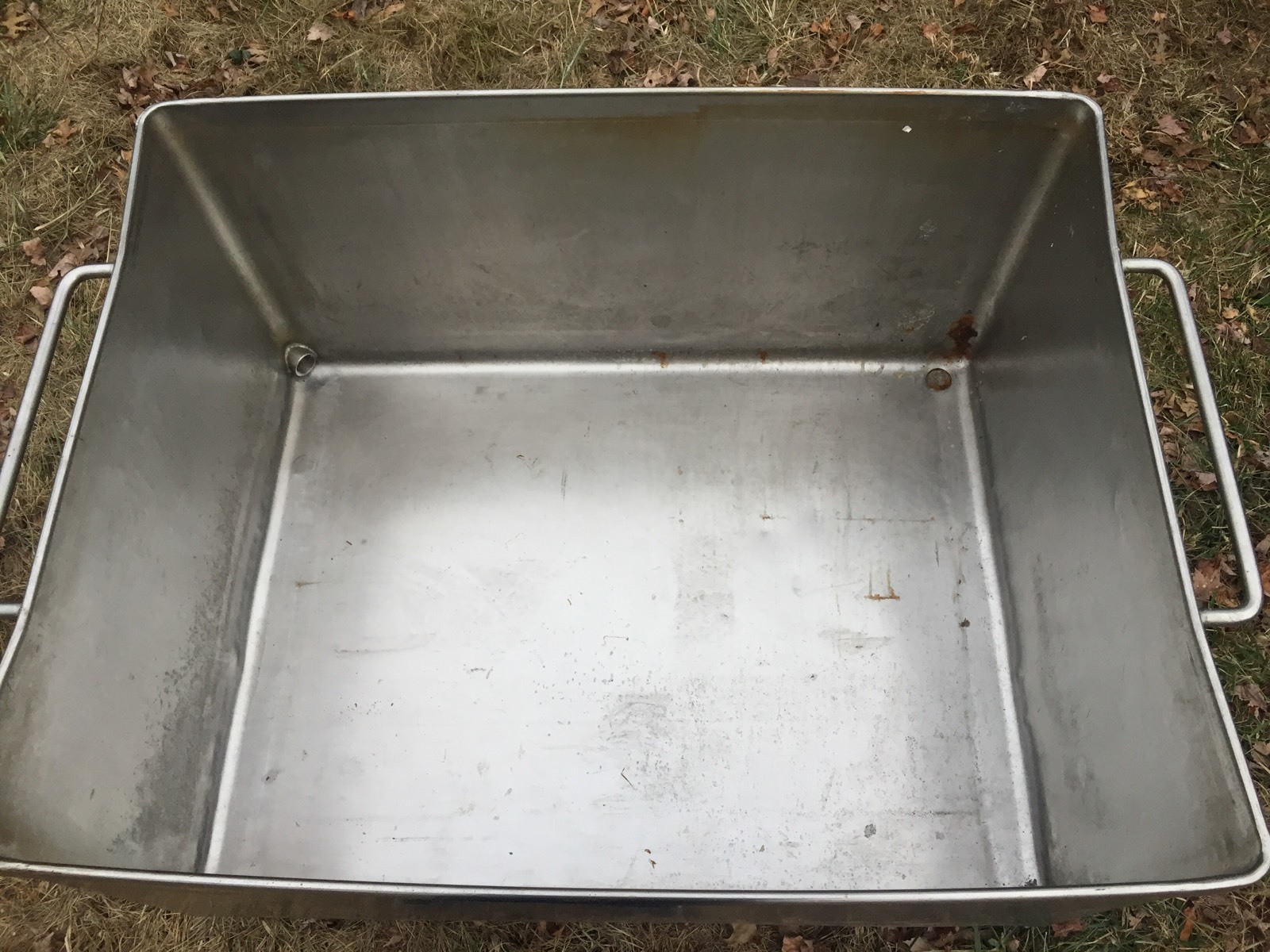 Very Heavy Duty / Gauge Stainless Steel Meat Butcher Transport Vat Tub ...