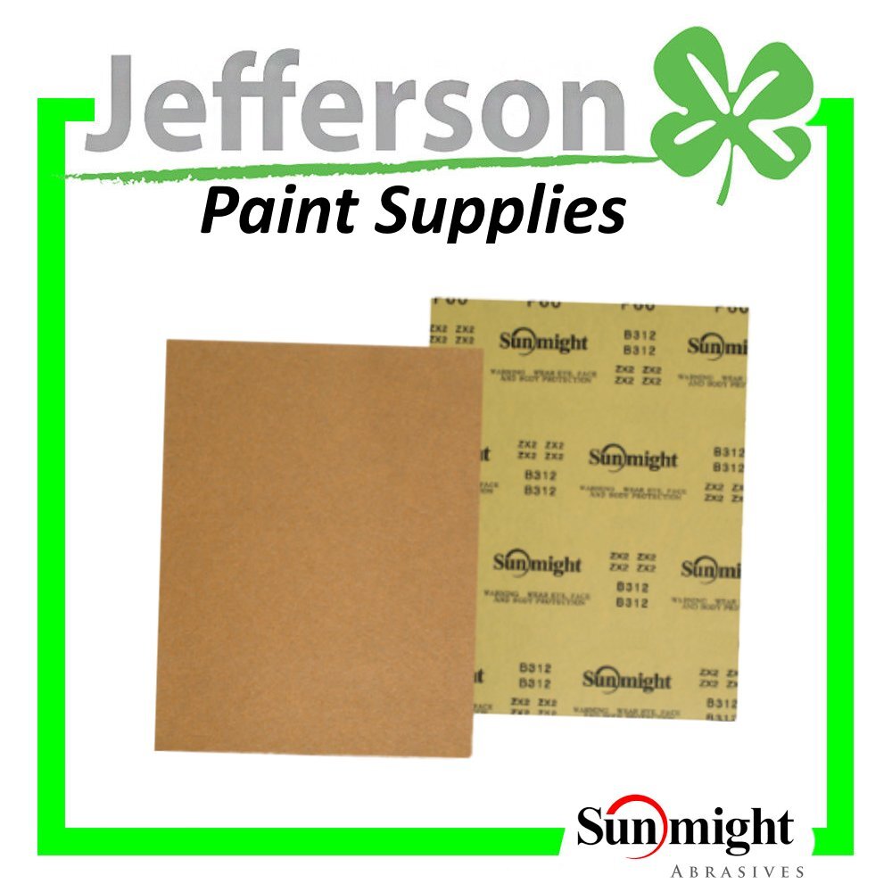 SUNMIGHT 150 GRIT SAND PAPER 230 x 280mm WETORDRY x50 SHEETS | eBay