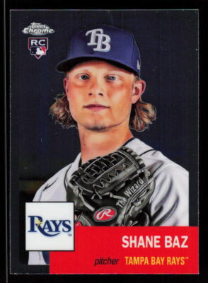 2022 TOPPS CHROME PLATINUM Shane Baz #231 RC BASEBALL RAYS | eBay