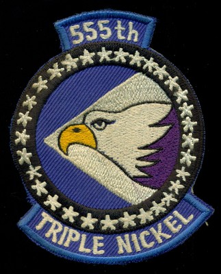 USAF 555th Tactical Fighter Squadron Patch A-3 | eBay