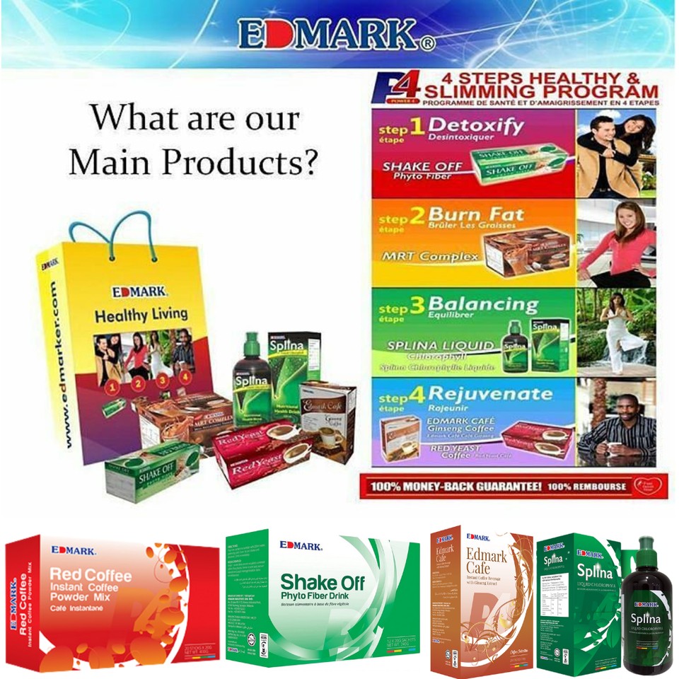 Best Weight loss program 24 days with Edmark products. (Kit Ventre plat ...