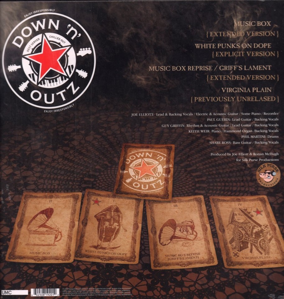 Down N Outz Music Box 12" vinyl Europe Umc 2020 EP featuring alternate ...