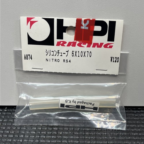 HPI Racing A874 Silicon Tube 6x10x70mm For Muffler RS4 Nitro Mini Super ...