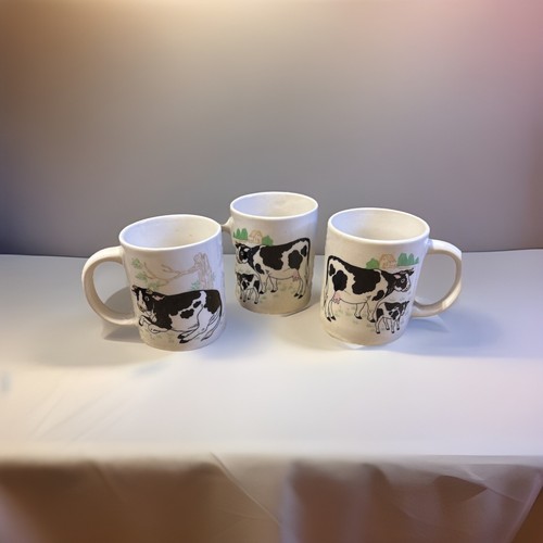 Vintage Cow Coffee Tea Cup Mugs Cows Calf | eBay
