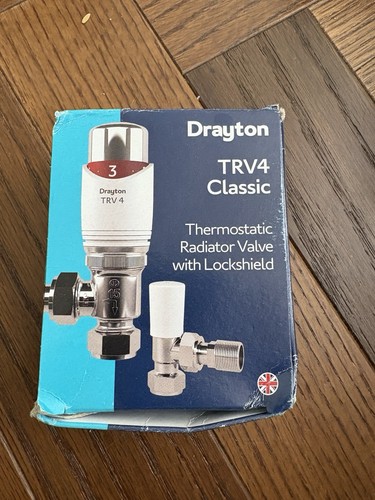 Drayton TRV4 classic Thermostatic Radiator Valve with lockshield | eBay UK