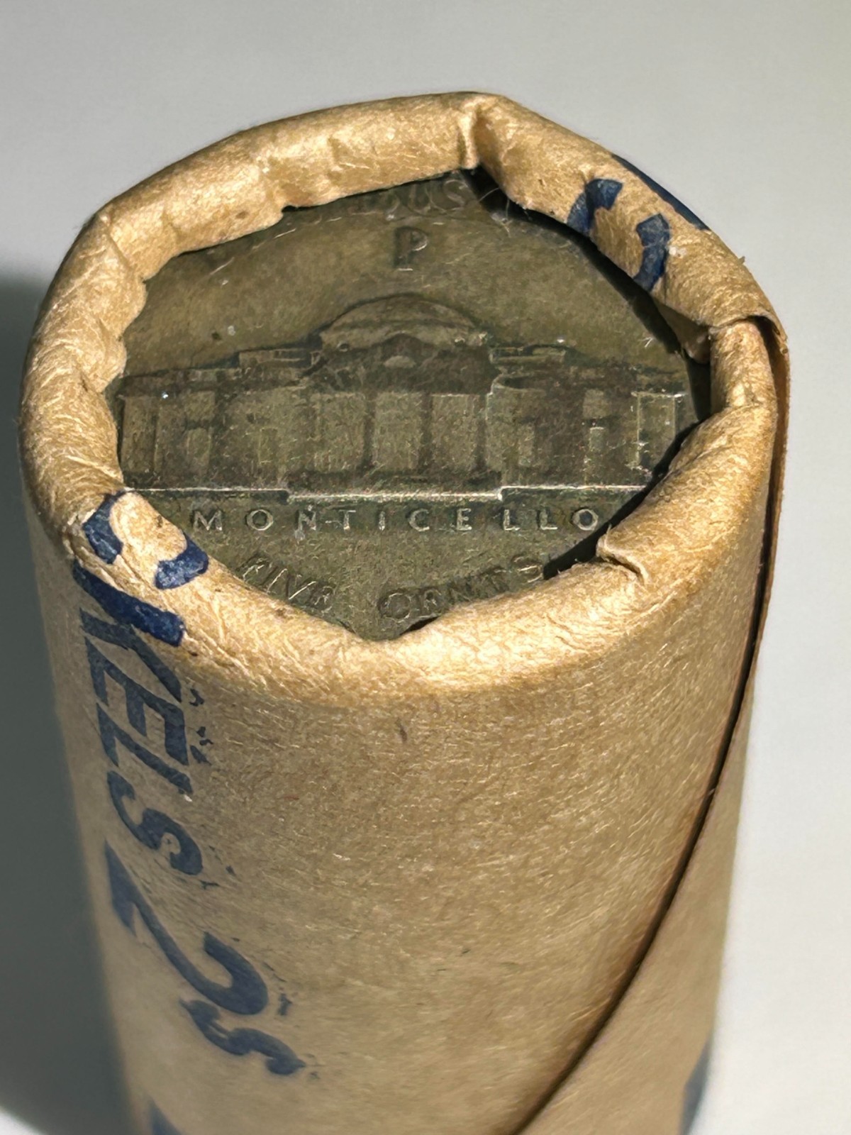 1/2 Roll of Silver War Nickels 20 ea. in roll 1942-1945 PDS circulated ...
