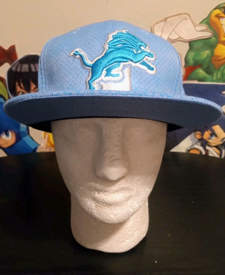 New Era 9fifty NFL Detroit Lions Mesh Canvas Snapback Hat Cap Logo 2025 ...