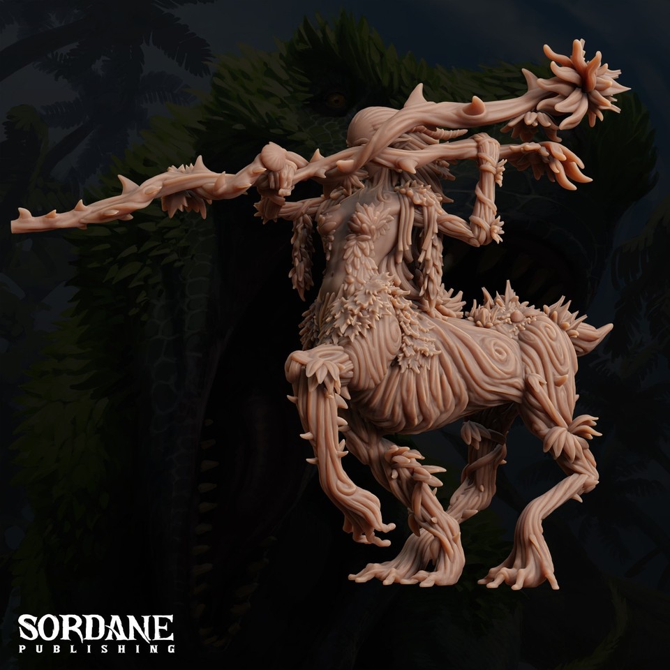 Thornbark Dryad - Pose 1 | Sordane Publishing | D&D Miniature | 30mm | eBay