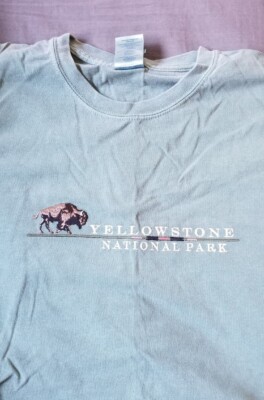 Yellowstone National Park Mens ss Tee Shirt 2XL. Rarely used If at all ...
