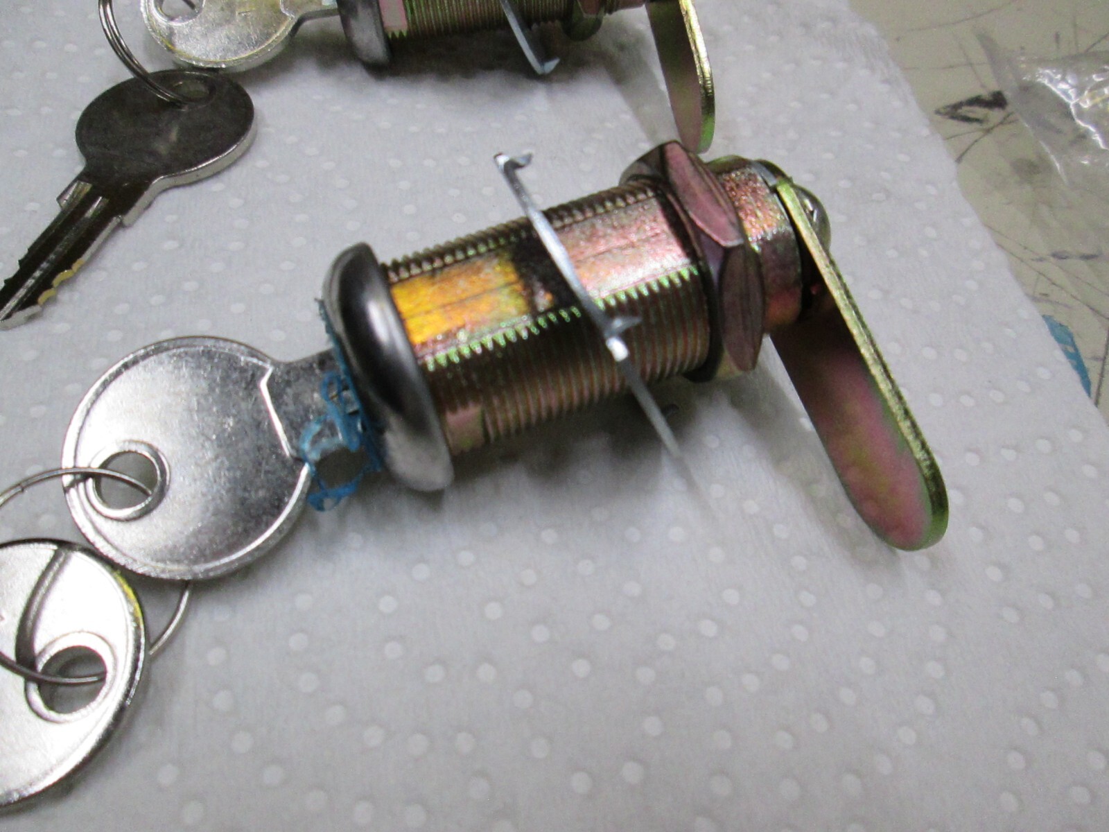 Roadkrome Quadrax Metal Saddlebag + Trunk Locks | SET OF 2 Keyed The ...