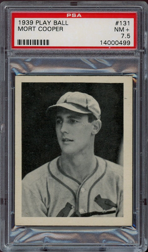 1939 Play Ball #131 Mort Cooper PSA 7.5 | eBay