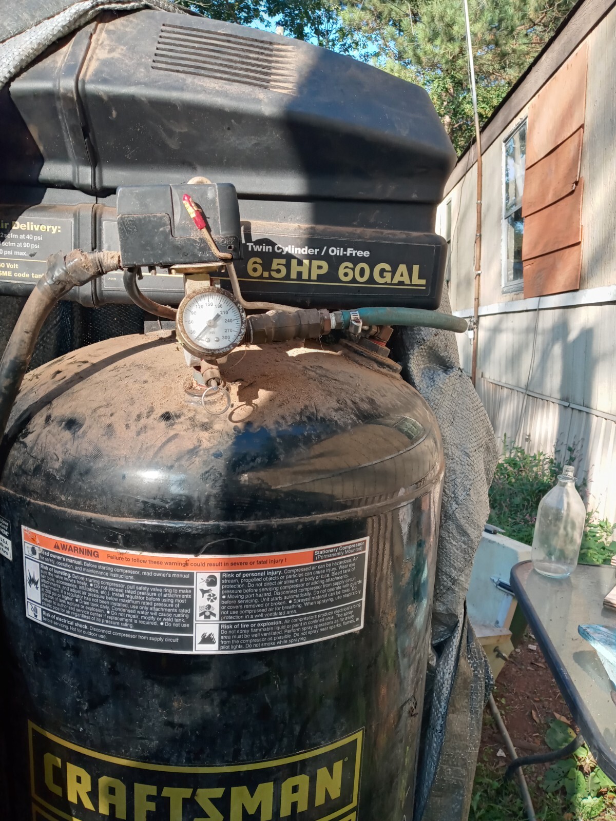 60 gallon 6.5hp craftsman air tank | eBay
