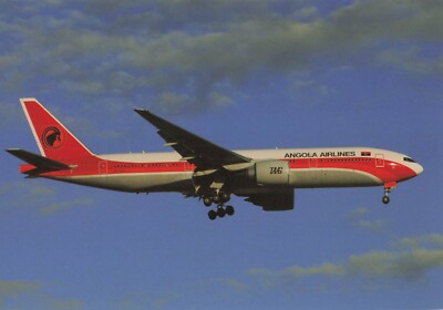 Postcard Airline ANGOLA AIRLINES B777-200ER CC9. | eBay