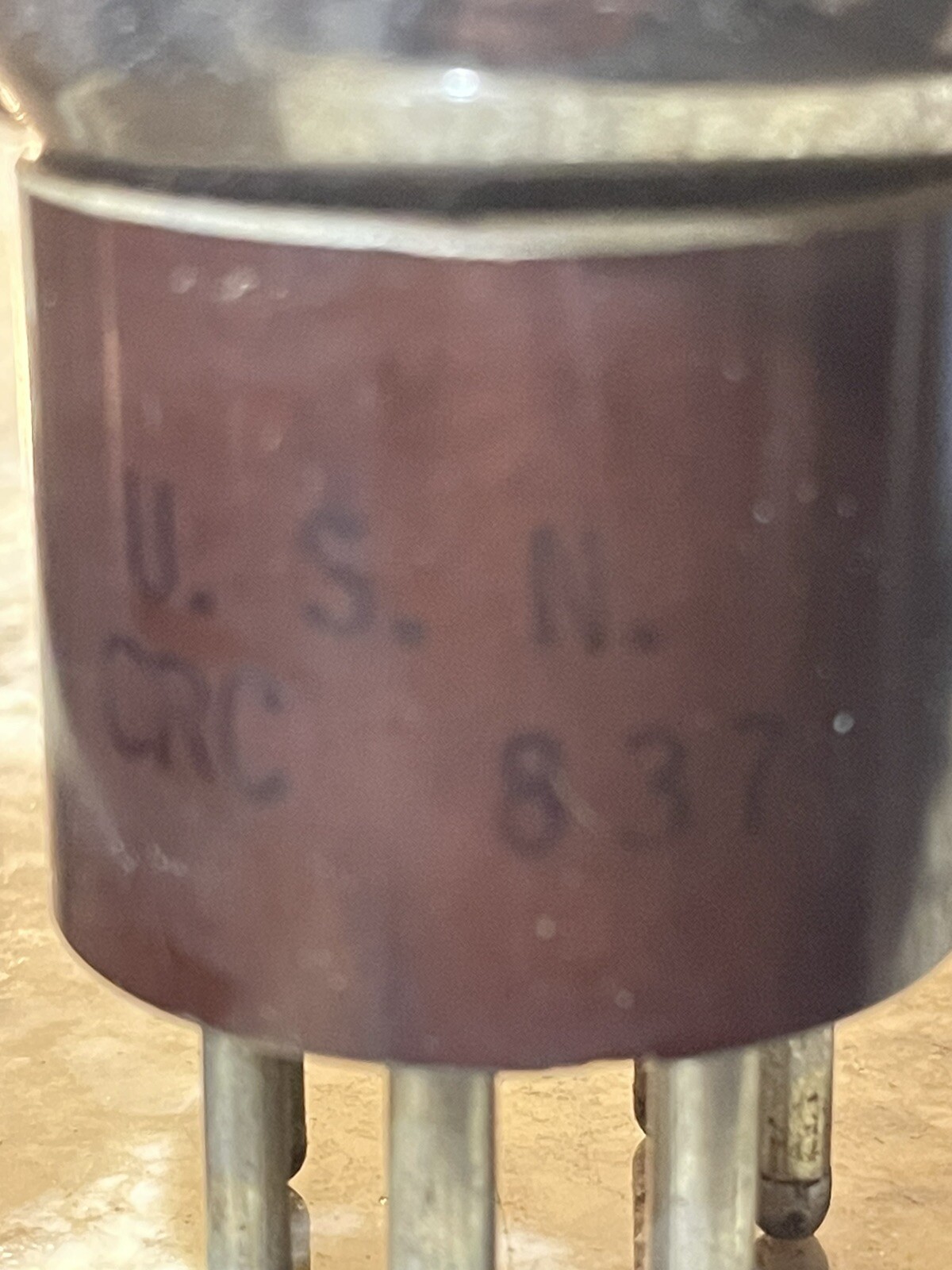 2 vintage power tubes RCA CRC 837 US Navy With Boxes Tested Good On ...