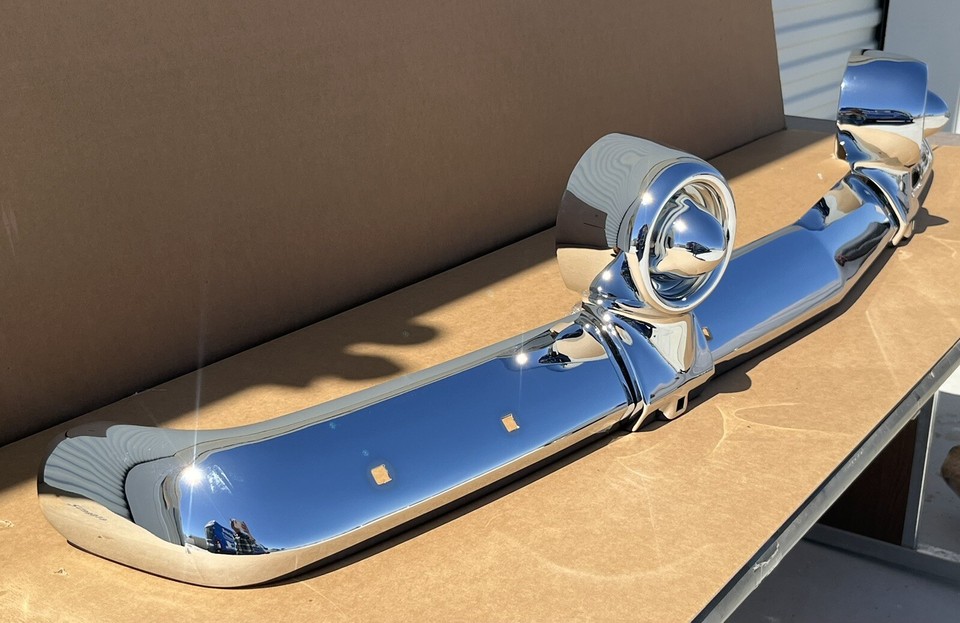 1955-56 Ford Thunderbird Rear Bumper | Left | Triple Plated | Vintage ...