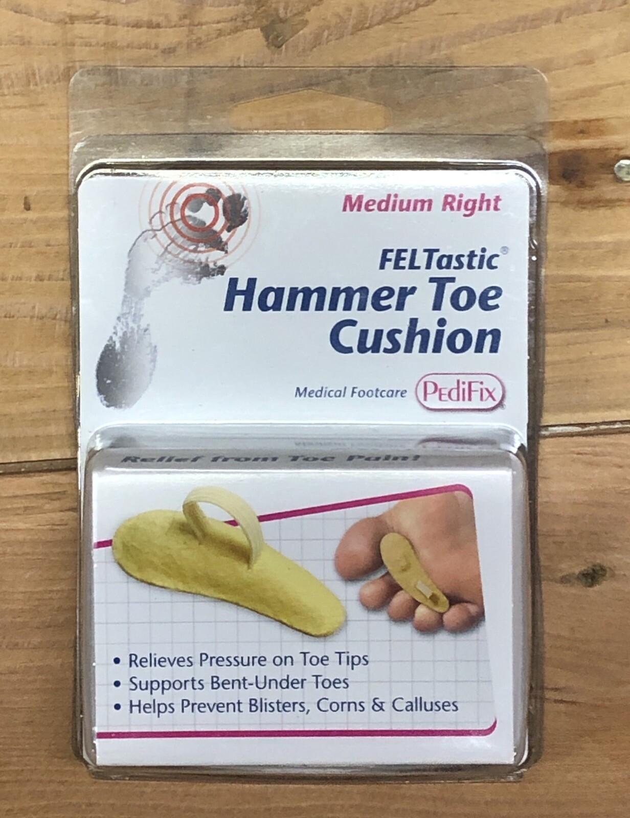 PediFix FELTastic Hammer Toe Cushion Soft Felt Medium Right NEW | eBay