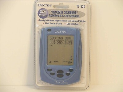 Spectra TS320 Data Bank and Calculator, Touch Screen, M719 | eBay