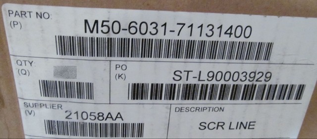 PACCAR M50-6031-71131400/B HOSE ASSEMBLY HTD DEF PRES HCR LINE ...