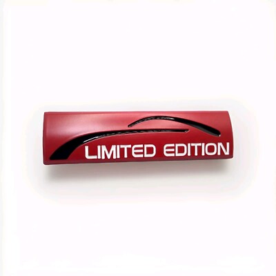 3D Limited Edition Emblem Auto ROT Logo Metall Badge Sticker Aufkleber ...
