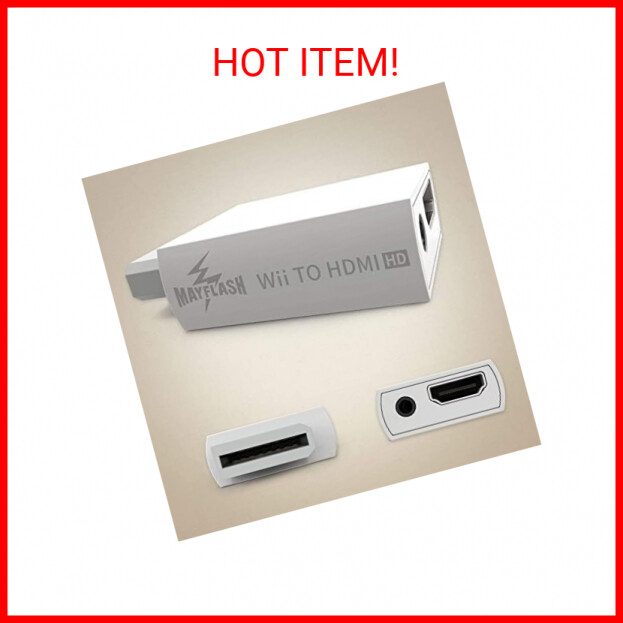 MAYFLASH Wii to HDMI Converter 1080P for Full HD Device, Wii HDMI ...