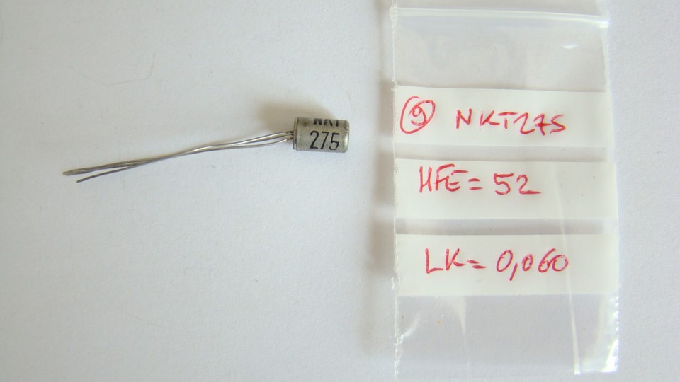 ONE ORIGINAL VINTAGE NEWMARKET NKT275 GERMANIUM TRANSISTOR FOR FUZZ ...