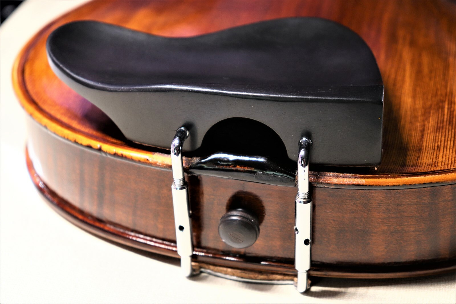 Violin Ebony Berber or Ohrenform Style Chin Rest 4/4 with Standard ...