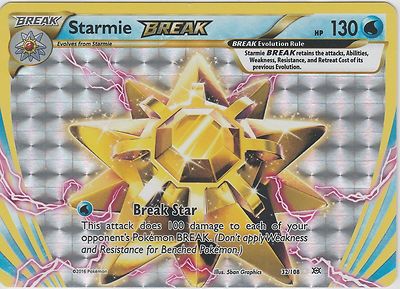 Starmie BREAK 32/108 XY Evolutions HOLO PERFECT MINT! Pokemon | eBay