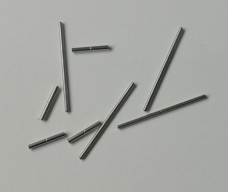 Notched Tubes & Pins for Watch Bracelets Stainless Steel - Various ...