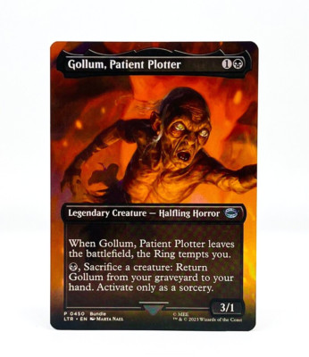 MTG Lord of the Rings Gollum, Patient Plotter #0450 Borderless N/M | eBay
