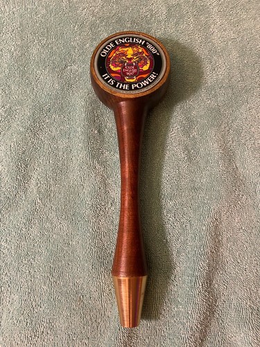 Olde English 800 Brand Wooden 11" Beer Tap Handle NICE See Pics | eBay