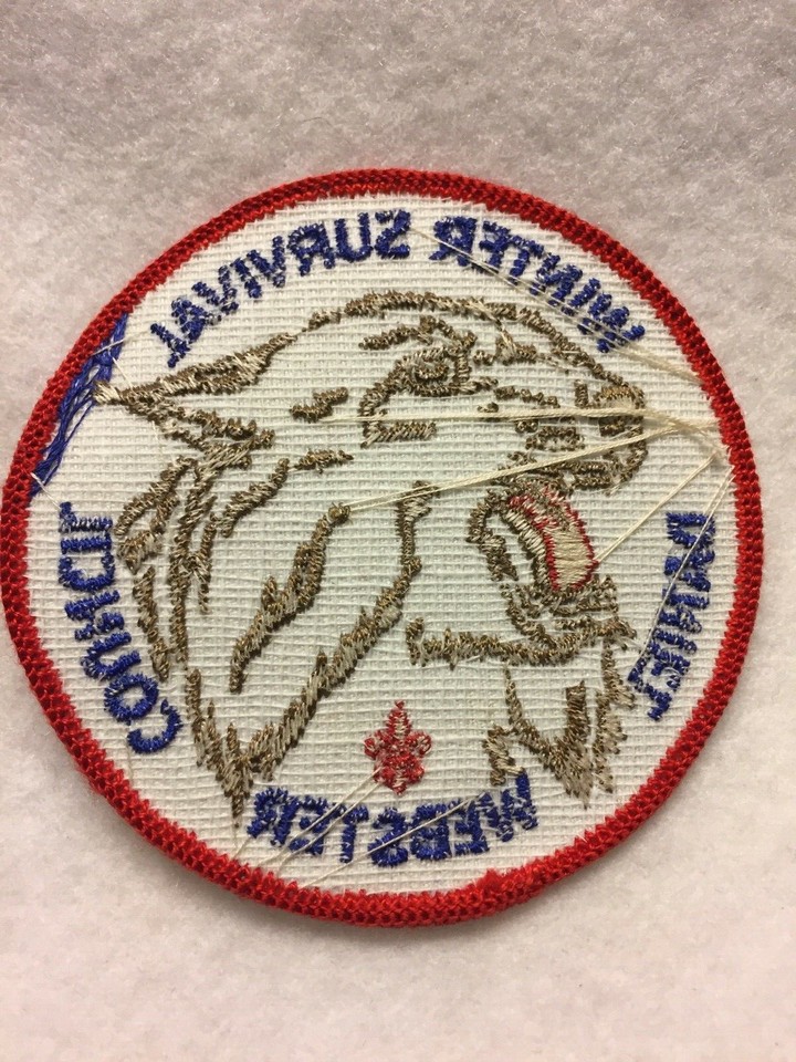 (j-14) Boy Scouts - Winter Survival patch - Daniel Webster Council | eBay