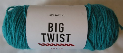 BIG TWIST Value Yarn Teal Acrylic Yarn - 380 Yards - 6oz - #4 Worsted ...
