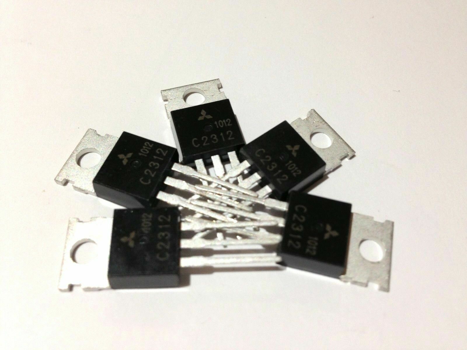 5pcs 2SC2312 Silicon RF Power Transistor NPN 12V 17W 27MHz TO220 ...