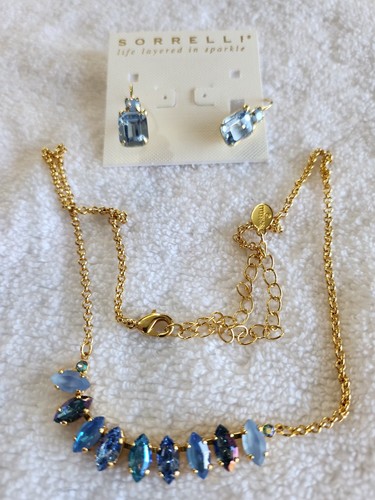 Sorrelli Earring & Gold Tone Necklace Set (CheriA76) | eBay