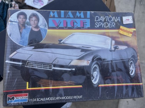 Vintage Monogram 1/24 Miami Vice Daytona Spyder Sealed Model Kit | eBay