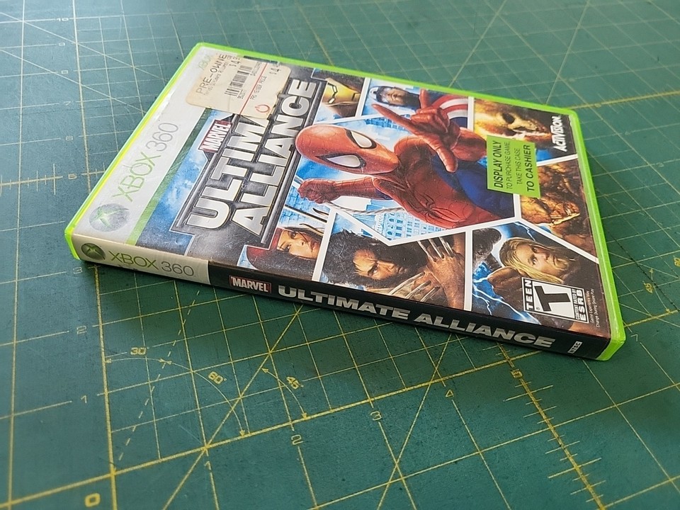 Marvel Ultimate Alliance Xbox 360 Display Only Variant RARE Box Case ...