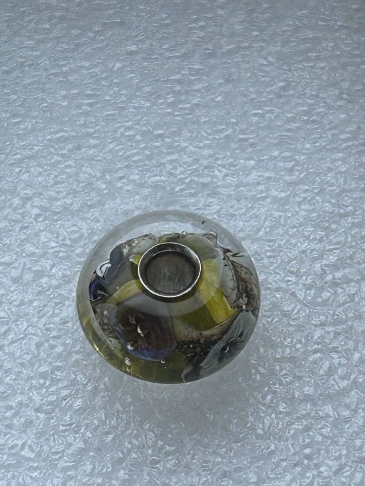 RACHEL BANJO BEADS Lampwork Bead.Fits Trollbeads.. 17mm x 10mm | eBay UK