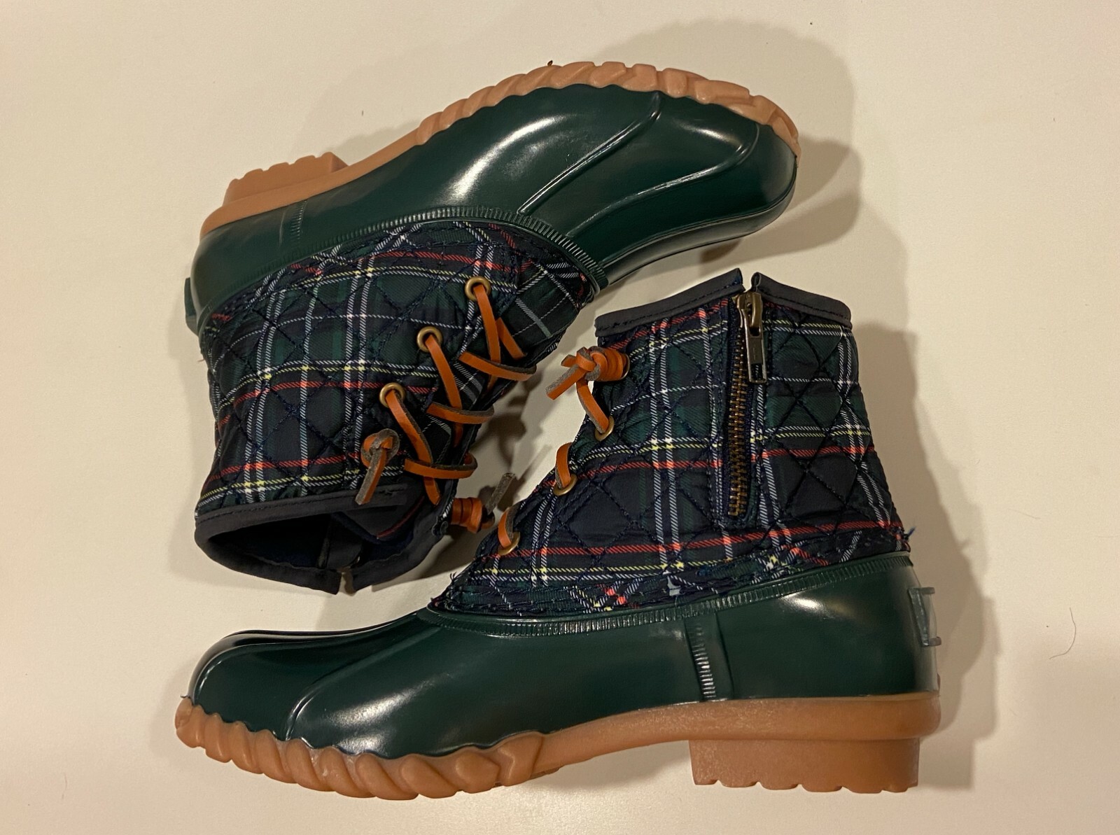 SO Wombat Duck & Snow Quilted Boots Color Plaid Size 7 NWB - 9360579121 ...