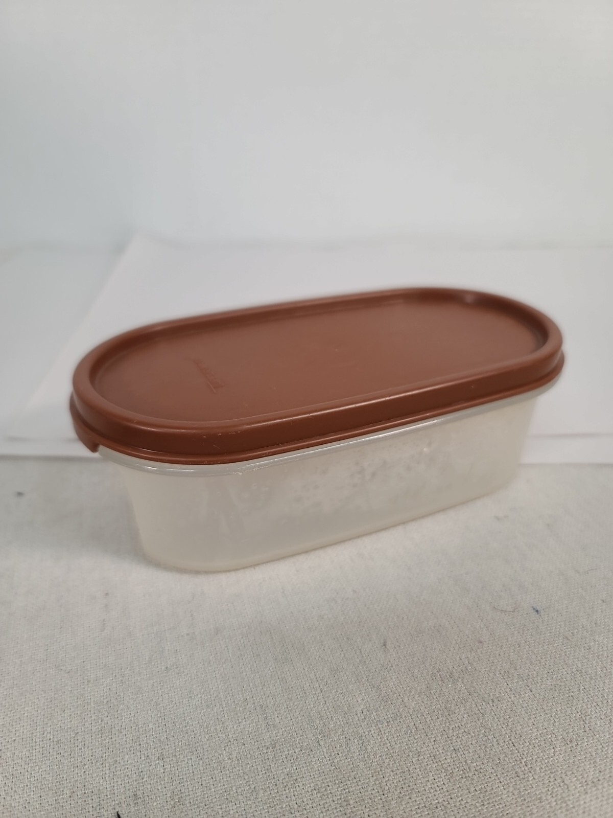 Tupperware 1611-4 Modular Mate White Container 2 Cups With 1616-8 Brown ...
