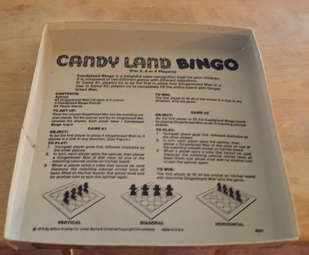Candy Land Bingo - Color Recognition Game- All Pieces Included Vintage ...