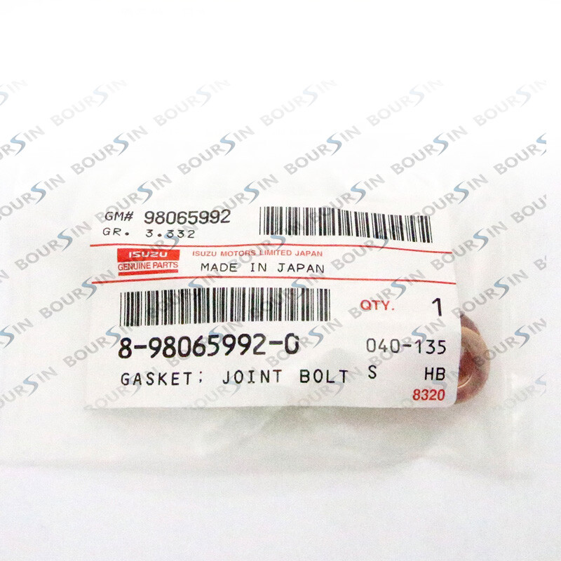 Gasket, Return Pipe, Nozzle Holder For ISUZU NPR NQR NRR 4HE1 4HK1 4 ...