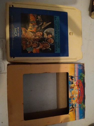 1978 BATTLESTAR GALACTICA SOUNDTRACK 8-TRACK MCAT 3051 MCA with sleeve ...