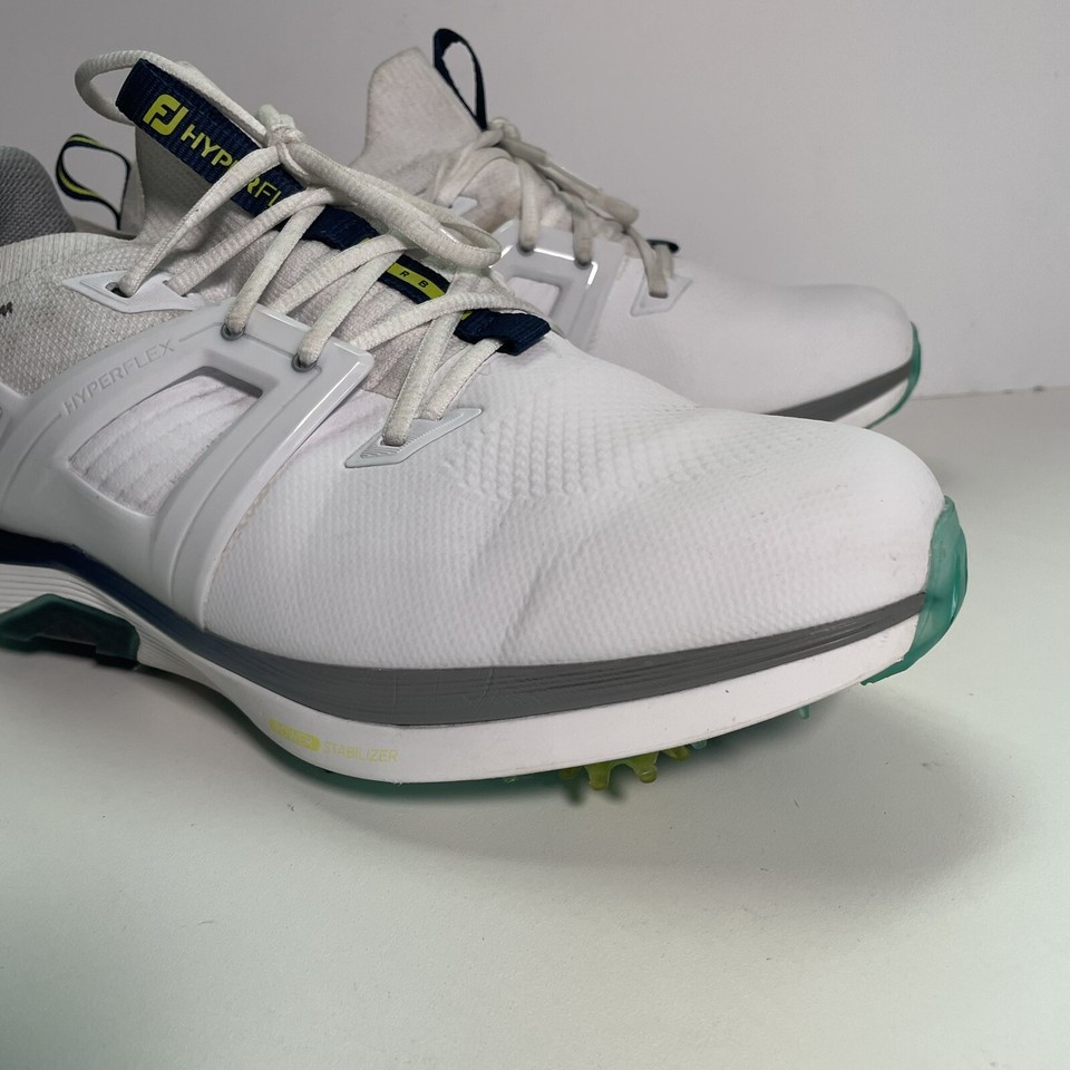 Mens 10 Wide Footjoy FJ Hyperflex Carbon White 55461 Ortholite | eBay